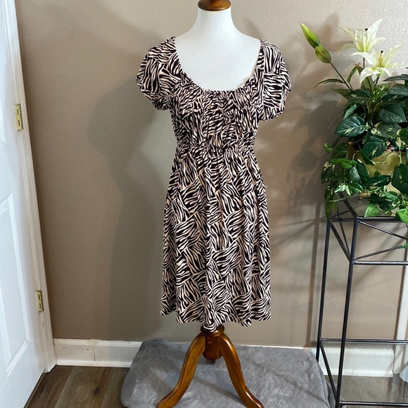 Enfocus Studio | Dresses | Enfocus Studio Ladies Animal Print Dress ...